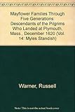 Amazon.com: Mayflower Families Through Five Generations (Vol. 12: Francis Cooke) (9780897251211 ...