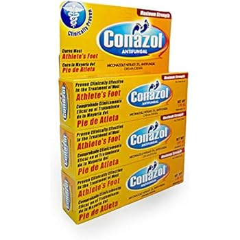 Amazon.com : Conazol Cream Anti-fungal Athlete's Foot Cure - 30g 3-Pack ...