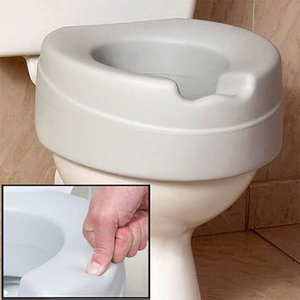 Comfort Padded Raised Toilet Seat Healthcare: Amazon.co.uk: Health ...