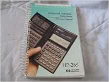 HP-28S Advanced Scientific Calculator Owner's Manual: Hewlett Packard ...
