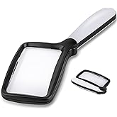 Amazon.com: Magnifying Glass with Light, Folding Handheld 3X Large ...