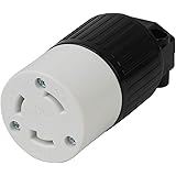 Nema L5-30P 30 Amp 125 Volt Connector, L5-30 Locking Power Cord Connector 2P 3W, Locking Plug ...