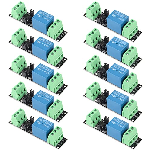 10Pcs 1 Channel DC 3V/3.3V Relay Power Switch Module with Optocoupler ...