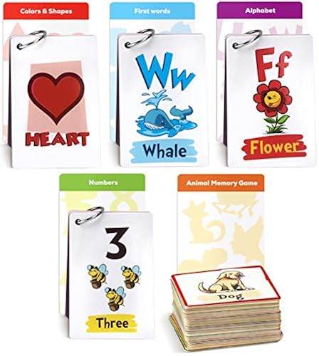 Simplified Flash Cards For Toddlers - 5x Fun Learning Flashcard Sets ...