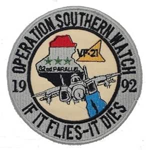 Amazon.com: Operation Southern Watch VF-21 Military Patch Fabric ...
