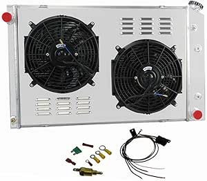 Amazon.com: Primecooling 56MM 3 Row Core Aluminum Radiator +2X12" Fan ...