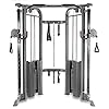 XMark Home Gym Functional Trainer Cable Machine, Dual Adjustable Pulley ...