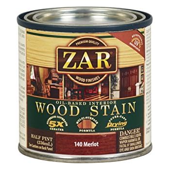 Zar 14006 Merlot Wood Stain - Household Wood Stains - Amazon.com