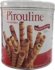 Amazon.com: Pirouline Crème Filled Wafers Chocolate Hazelnut, 40 Ounce