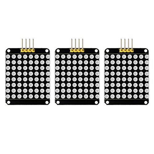 KEYESTUDIO 3Pcs I2C Interface 8X8 LED Dot Matrix Display Module Kit for ...