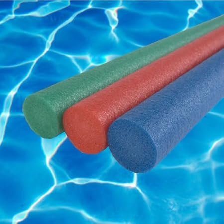 Elite Water Swimming Aid Float Woggle Noodles x9 (Red x3, Green x3 and ...