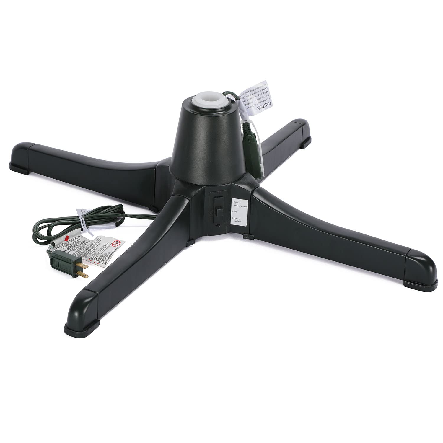 EZCHEER Rotating Christmas Tree Stand, 360-Degree Rotating Adjustable ...