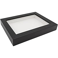 Amazon.com - 16x16 Shadow Box Gallery Wood Frames - Black DEEP ...
