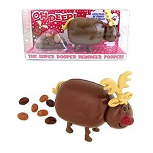 Amazon.com : The Super Dooper Reindeer Pooper Jelly Bean Dispenser ...