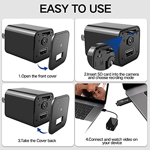 Hidden Mini Spy Camera with Full HD 1080P Video Loop Recording , Motion ...