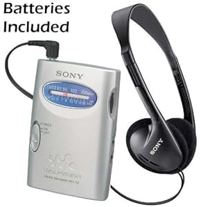 Amazon.com : Sony Walkman Compact Portable Lightweight AM/FM Stereo ...