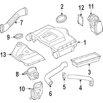 Amazon.com: Mercedes-Benz 272 141 09 80, Fuel Injection Throttle Body ...