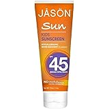 Amazon.com: Jason Natural Products SPF 45 Family Sunblock, 4 Ounce - 2 ...