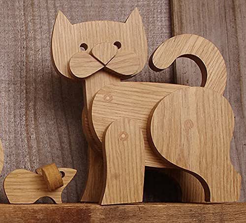 CAT - GATO - CLASSIQUE, EXCLUSIVE AND LUXURY HANDMADE WOODEN ANIMALS ...
