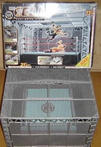 HELL IN A CELL WRESTLING RING FOR FIGURES: Amazon.co.uk: Toys & Games
