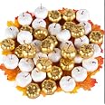 Amazon.com: HAKACC 42PCS Small Pumpkins for Decoration, Artificial ...