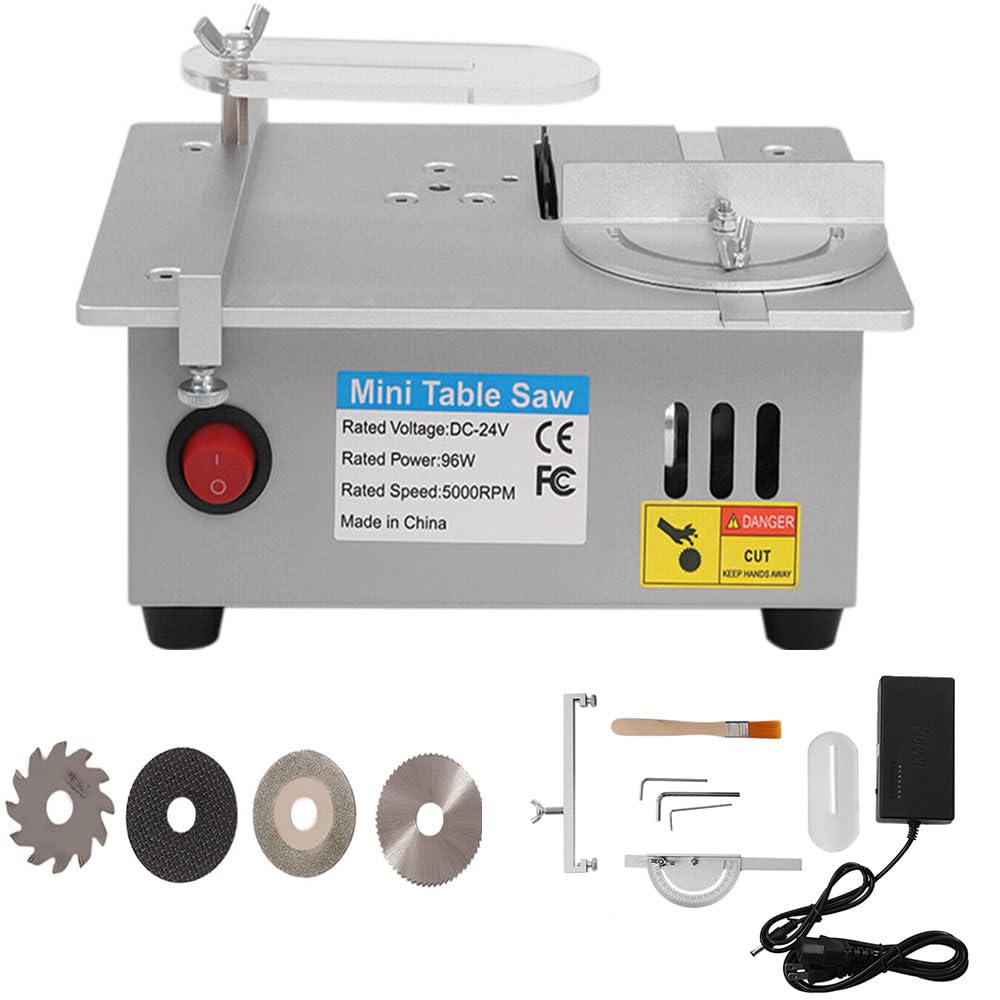 Bachin Mini Hobby Table Saw Handmade Woodworking Bench Saw 1/2 ...