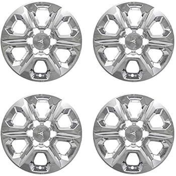 Amazon.com: Elite Auto Chrome Black 6 Spk 17" Wheel Skins for 2014-2019 ...