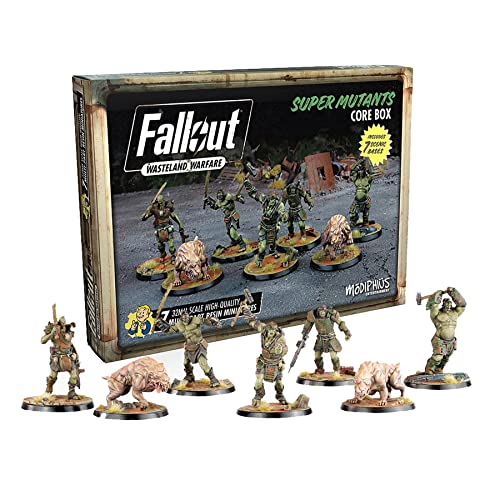 Modiphius Fallout Wasteland Warfare: Super Mutants Core Box (Updated ...