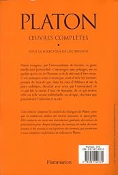 Platon : Oeuvres complètes: Amazon.fr: Platon, Luc Brisson, Collectif ...