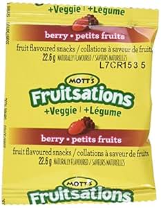 Mott's Fruitsations Veggie Berry, 32-Count, 723 Gram: Amazon.ca ...