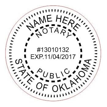 Amazon.com : NEW IMPRUE Round Self-Inking NOTARY SEAL RUBBER STAMP ...