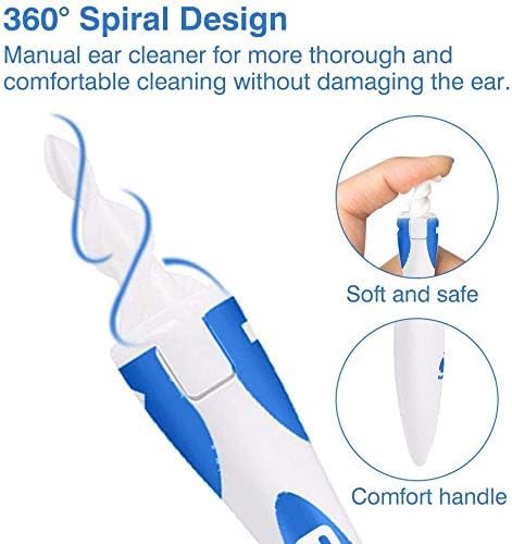 Q Grips Ear Wax Cleaners Ear Wax Remover, Ear Cleaner Spiral Q Grips ...