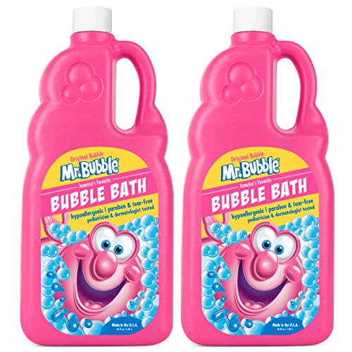 Mr. Bubble Original Bubble Bath - Hypoallergenic, Tear Free Bubble Bath ...