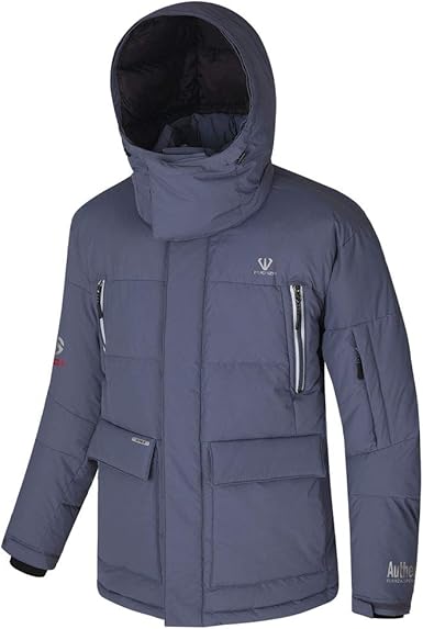 Fuerza Mens Down Wellon Special Collection Winter Parka Jacket Coat ...