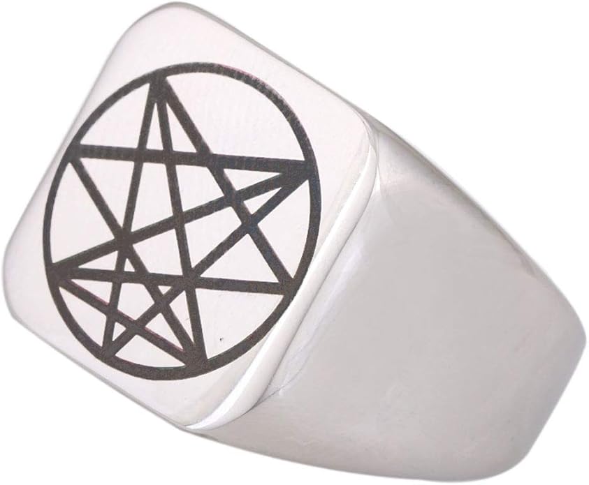 Dacai Jewelry Engraved Order of The Nine Angles ONA Stainless Steel ...