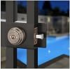 Heavy Duty Double Keyed Deadbolt Gate Locks : Dual Cylinders : Weldable ...