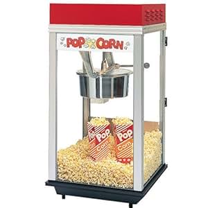 Amazon.com: Gold Medal 2214 12oz Red Top Popcorn Popper: Electric ...