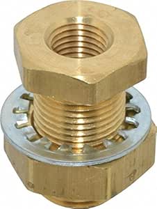 Amazon.com: Parker 207ACBH-4 Female Anchor Bulkhead Coupling 1/4 Pipe ...