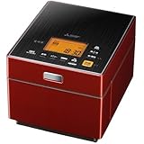 Amazon.co.jp： 三菱 IHジャー炊飯器（5.5合炊き） ルビーレッドMITSUBISHI 蒸気レスIH 備長炭 炭炊釜 NJ-XS104J-R: 家電・カメラ