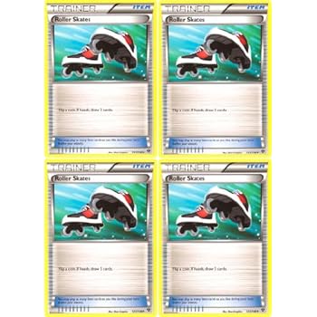 Amazon.com: Pokemon x4 Roller Skates (XY #125/146) Card Playset ...