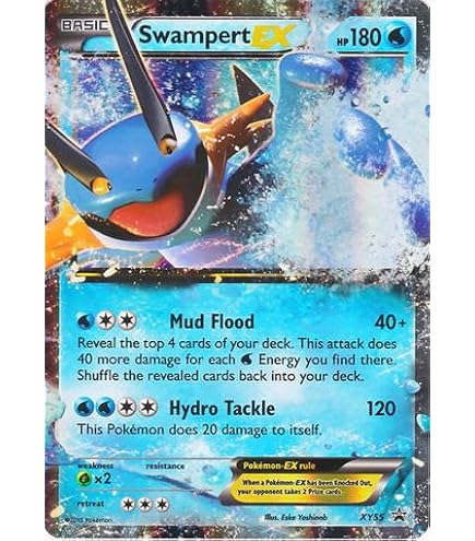 Cartao Pokemon Mega Swampert Mega Swampert EX Premium Collection