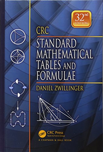 CRC Standard Mathematical Tables and Formulae, 32nd Edition (Advances ...