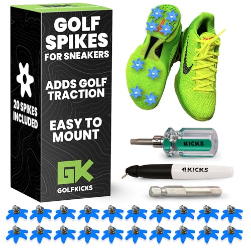 Golfkicks DIY Golf Shoe Cleats Kit – Transform Your Sneakers into Golf ...