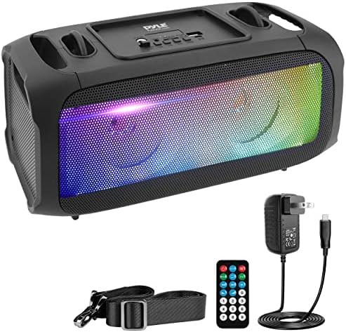 Pyle Wireless Portable Bluetooth Boombox Speaker - 120W Rechargeable ...