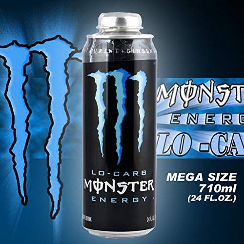 MEGA MONSTER ENERGY, LO-CARB, 24 fl. oz. (Pack of 12 Cans) | Pricepulse