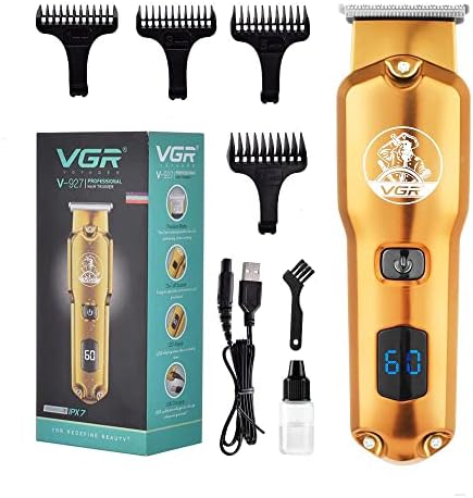 سعر VGR V-927 Professional Rechargeable Hair Trimmer Runtime: 60 min Trimmer for men (Gold) فى ...
