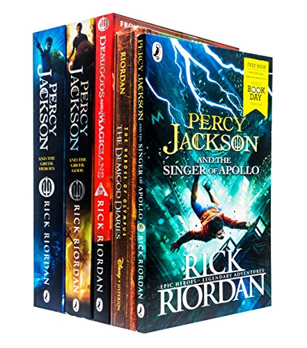 Rick Riordan Collection 5 Books Set - Percy Jackson and The Greek ...