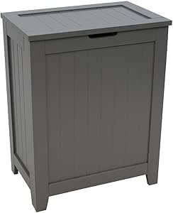 Amazon.com: Redmon 5220GY Contemporary Country Hamper, Gray: Home & Kitchen