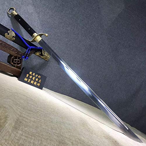 PJXC Handmade Chinese Sharp Damascus Steel Tai Chi Sword Kung Fu Jian ...