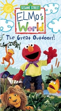 Elmo's World: The Great Outdoors [VHS] [Import]: Amazon.co.uk: DVD ...